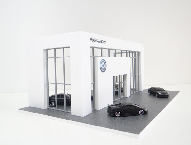 Showroom Scale Model / Car Shop / Scale 1:60, 64 / Diecast Cars Display ...