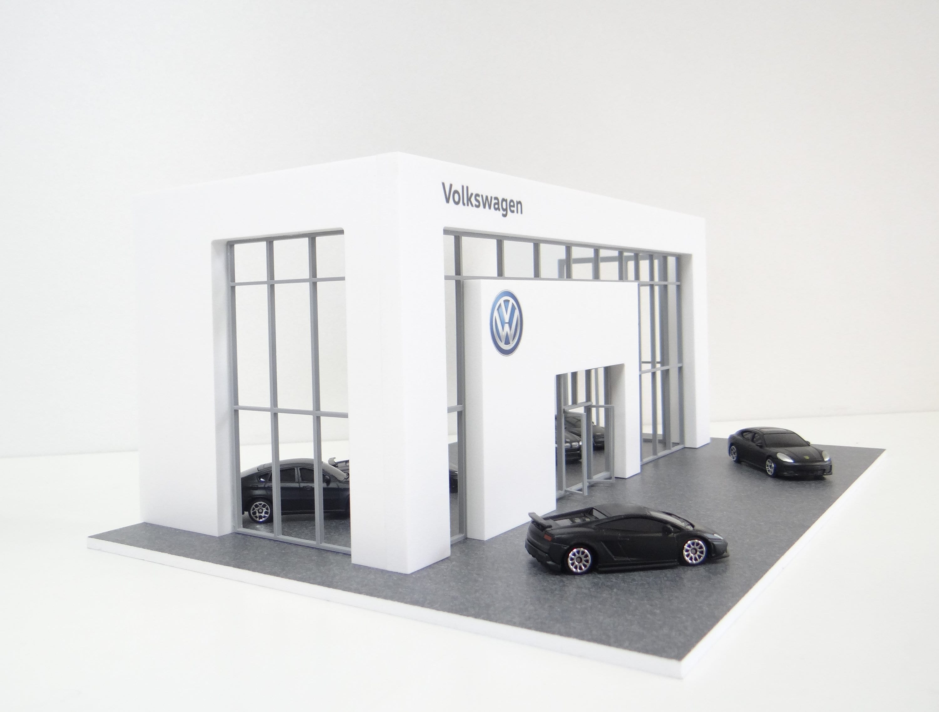 Showroom Scale Model / Car Shop / Scale 1:60, 64 / Diecast Cars Display ...