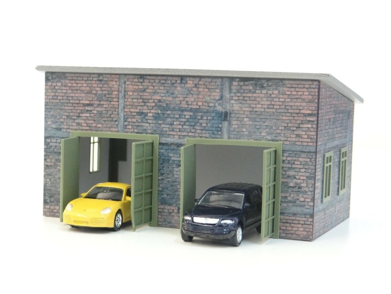 Diorama Car Garages / Scale 1:60, 64 / PVC Diorama Auto Service Garage ...