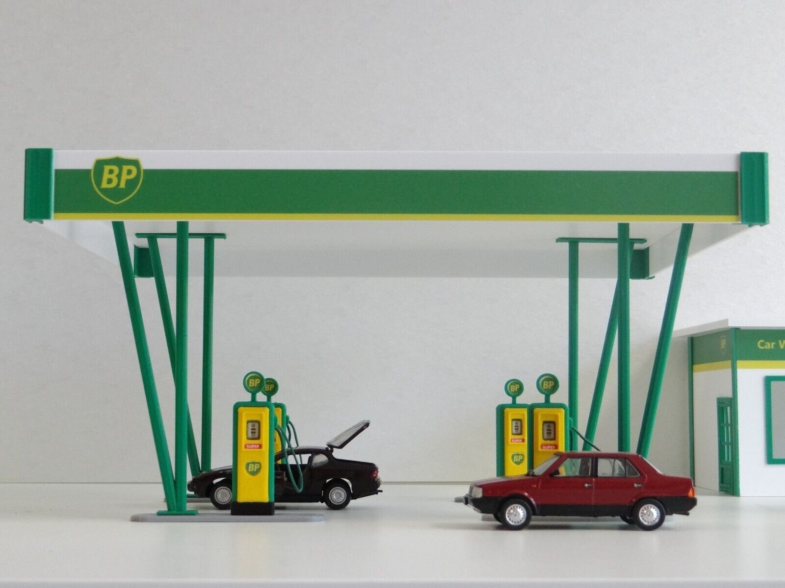 Scale 1:43 Gas Station Miniature Diorama Model Kit 1/43 Petrol - Etsy