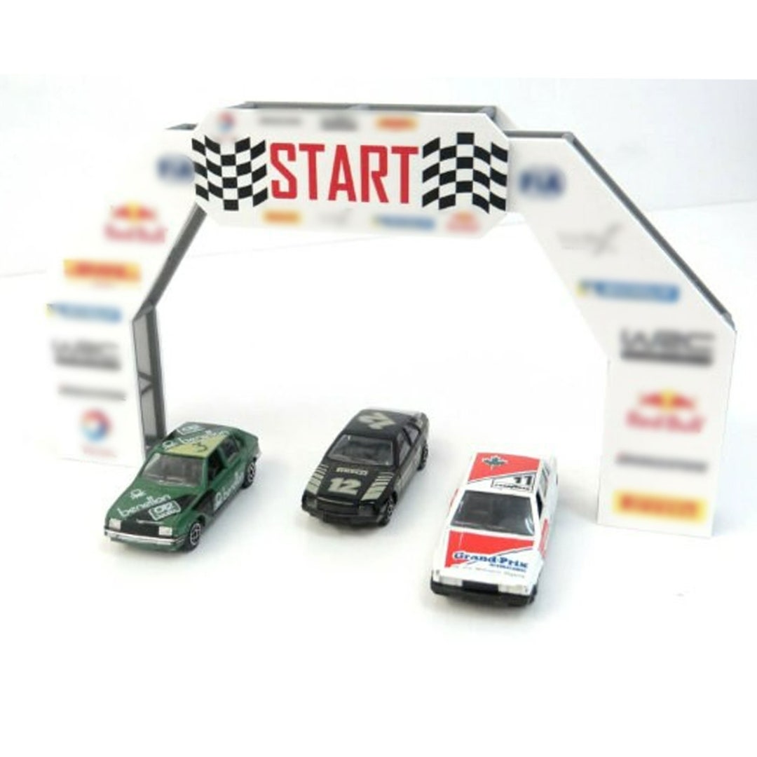 Scale 1:43 Start-finish Racing Arches Diorama Parts Rally Display Decor ...