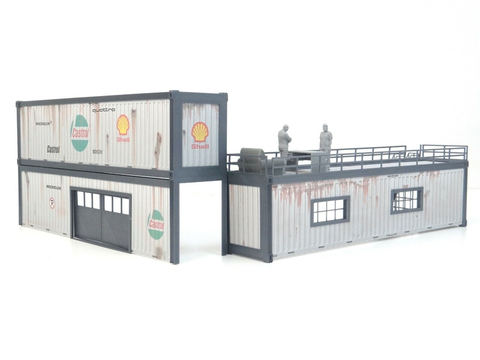 Scale 1:43 Diorama Container Tribune Diorama Parts Auto Garage - Etsy