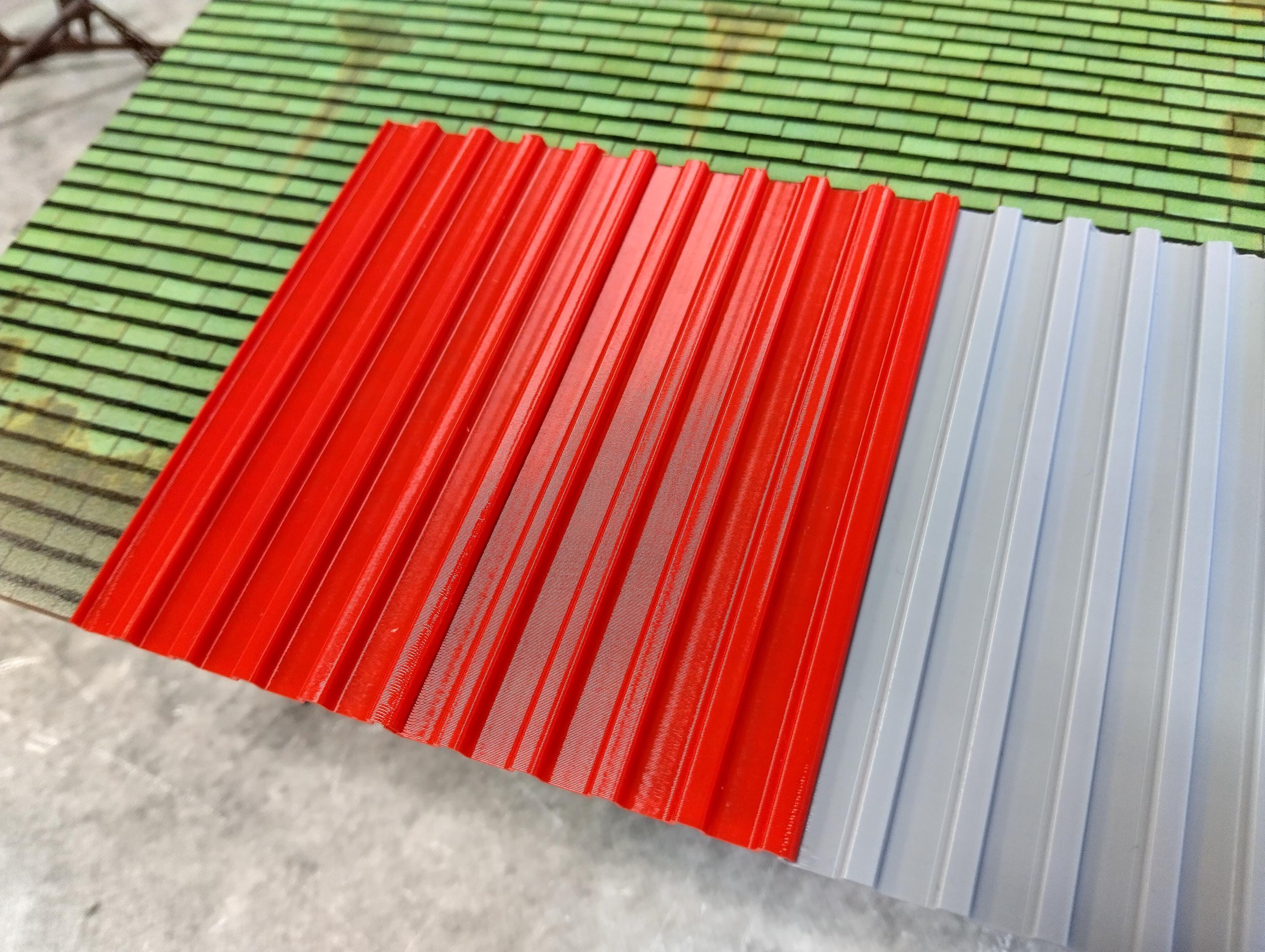1/18 Scale Corrugated Roofing Sheets: Diorama Building Parts - Etsy
