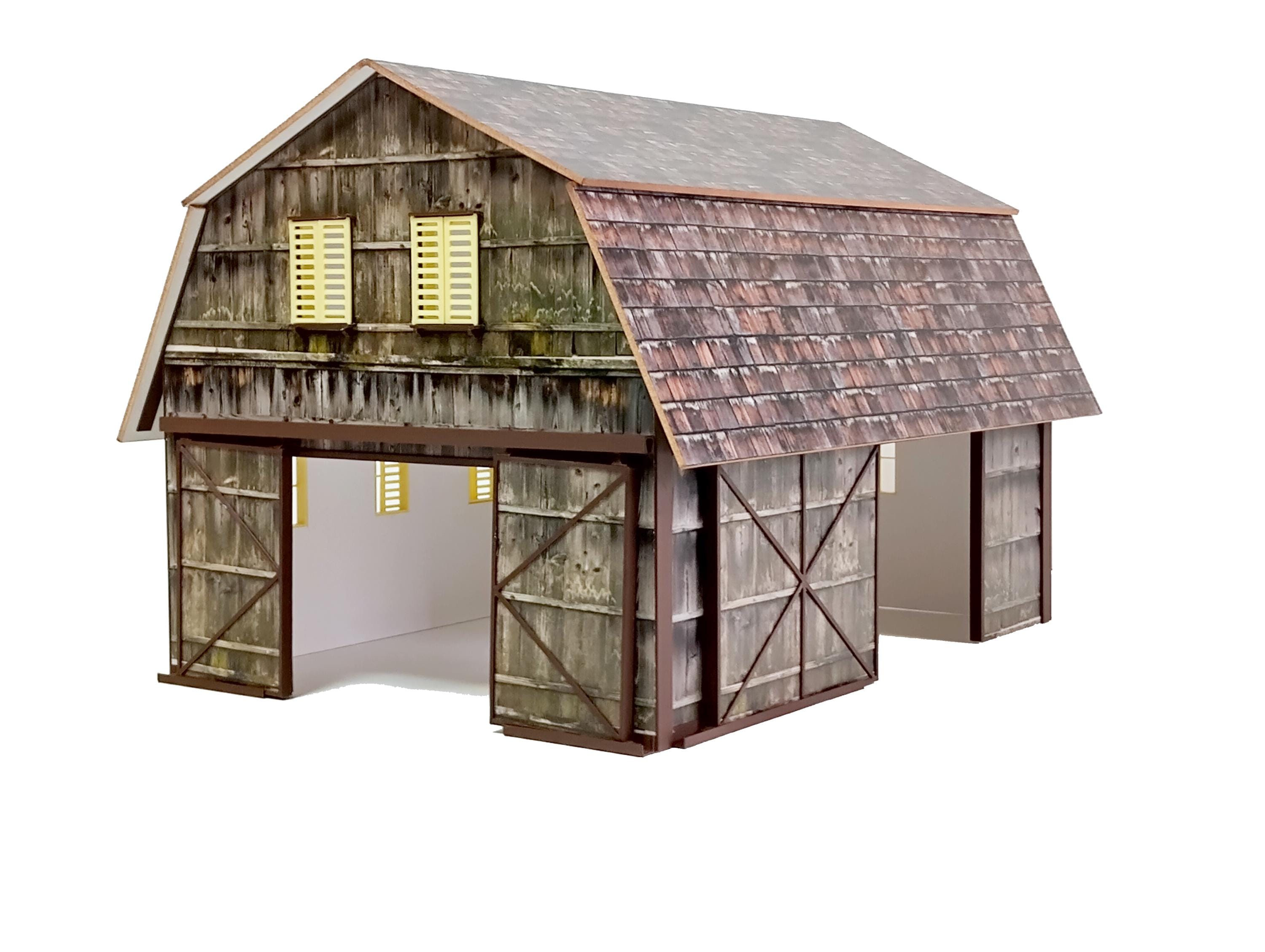 G Gauge Loco Shed Station Kit 1:22.5 Scale Railway Barn Diorama ...
