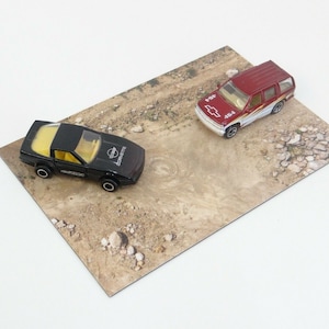 Diorama Desert Road Miniature / Scale 1:60, 64 / Car Models Display ...