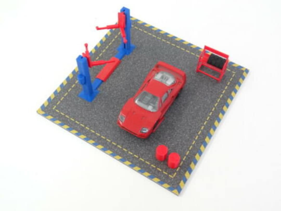 Scale 1:43 Diorama Parking Base Die-cast Car Models Display Auto ...