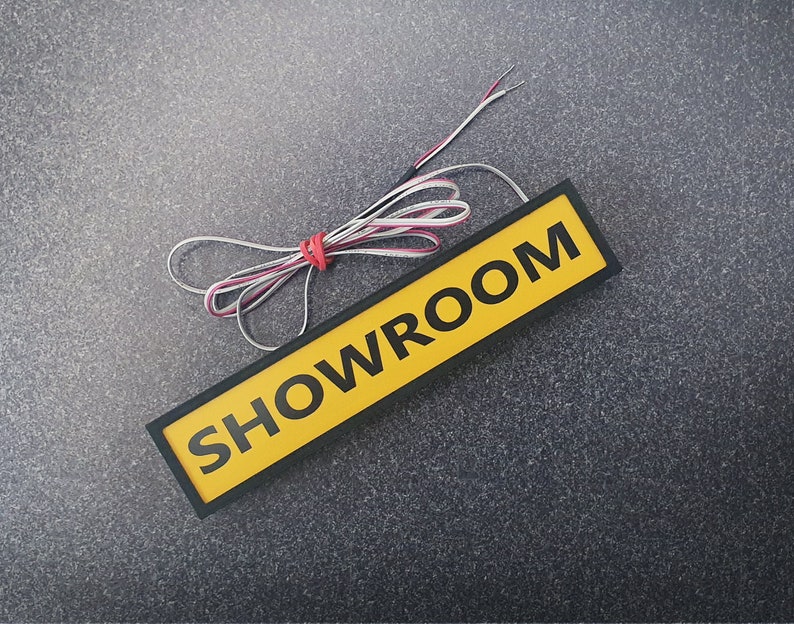 Showroom Light Box Sign. Diorama LED Sign. LED Illuminated Advertising ...