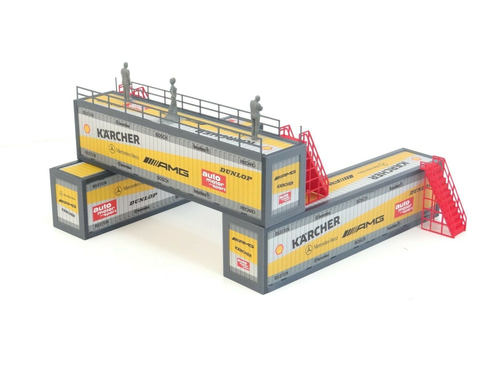 Scale 1:43 Diorama Over Road Walkway Bridges Diorama Parts Racetrack ...