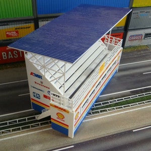 Rally Grandstand Bench Diorama Race Track Tribune Scale 1:43 Display ...