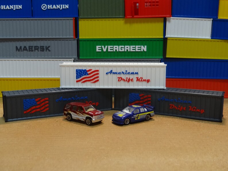 American Drift King Shipping Containers Scale 1:60 64 Slot - Etsy