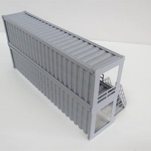 Scale 1:43 Diorama Two-floor Containers Garage With Equipment Car ...
