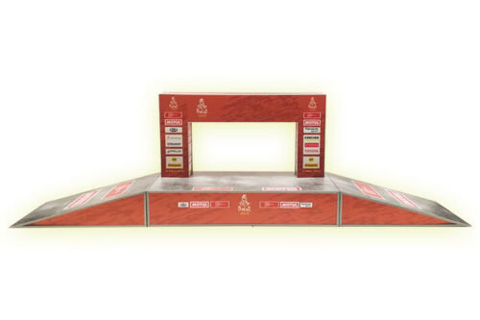 Scale 1:43 Rally Podium Start / Final Diorama Model Kit Unique Spots ...