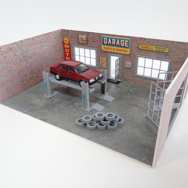 Miniature garage miniatures - Etsy France