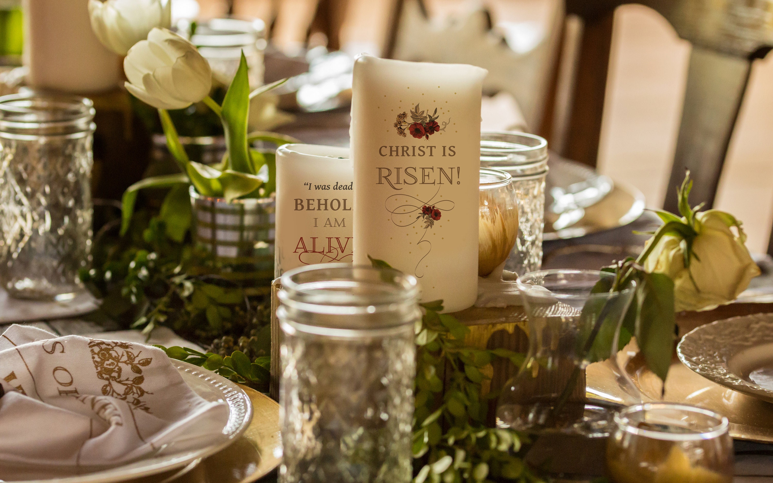 DIY Holy Week Candle Wraps - Etsy