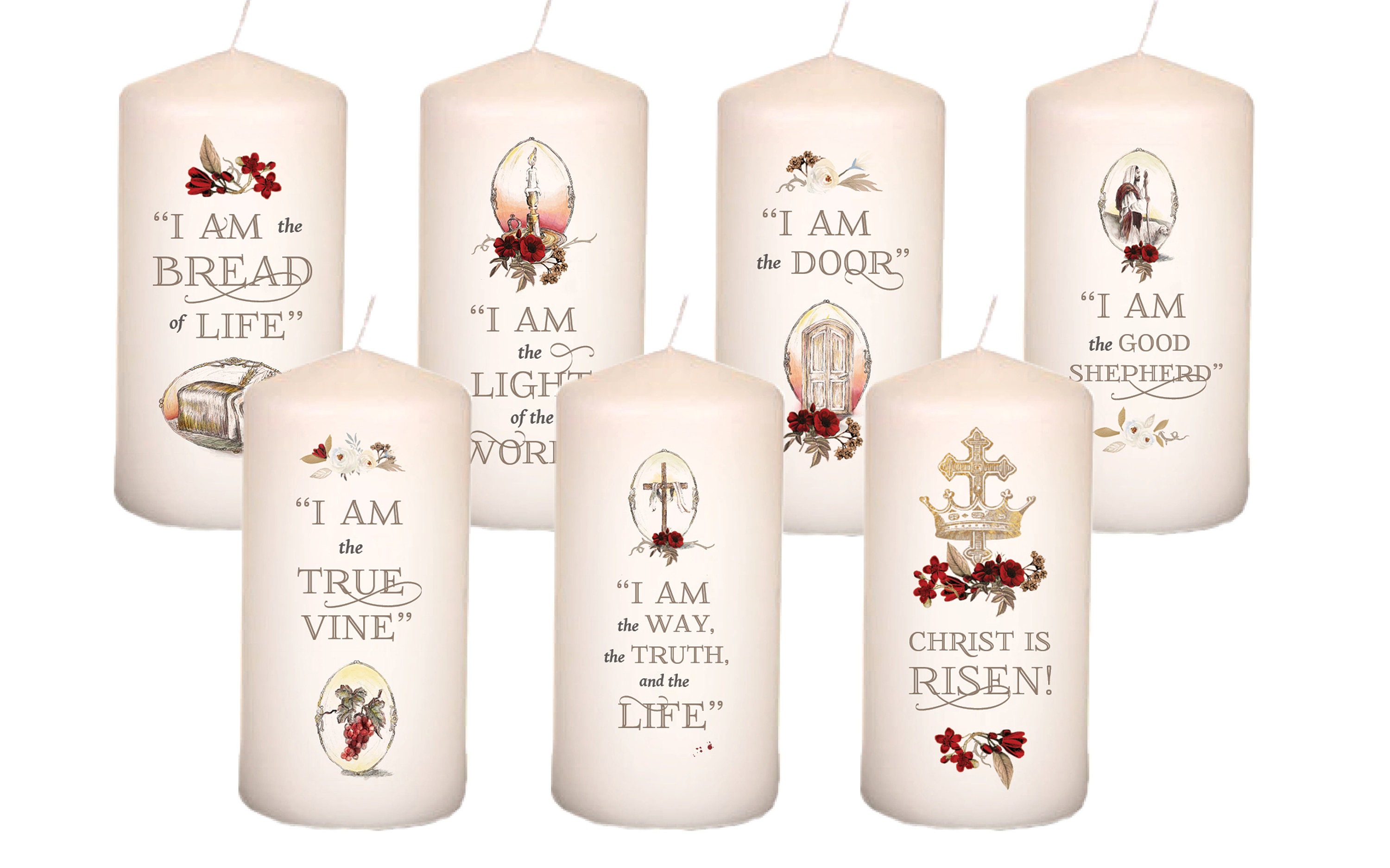 DIY Holy Week Candle Wraps - Etsy