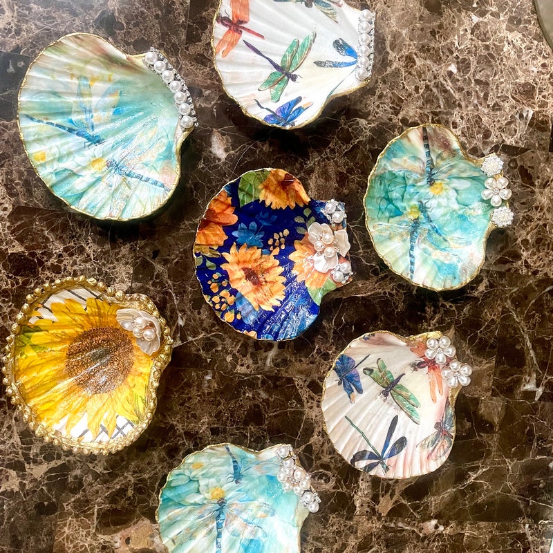 Seashell Decoupage - Etsy