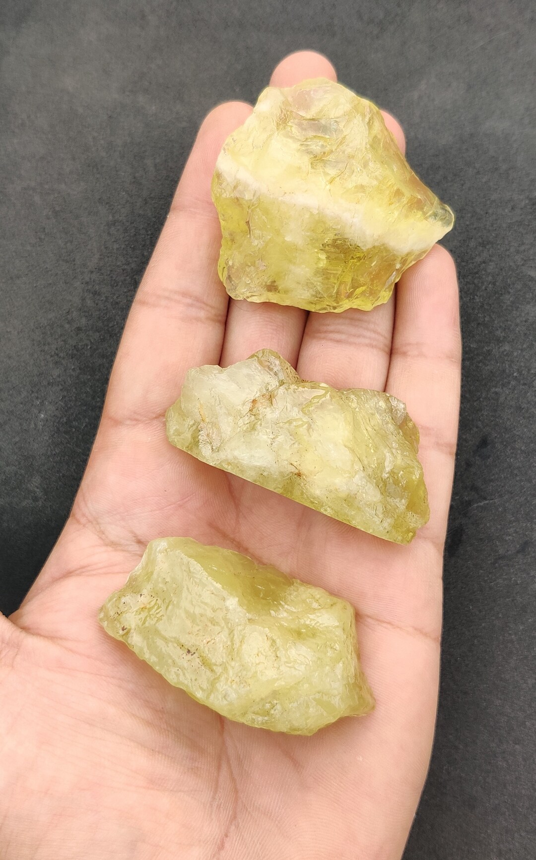 Large Lemon Quartz Crystal, Raw Lemon Quartz Shards, Rough Lemon Quartz ...