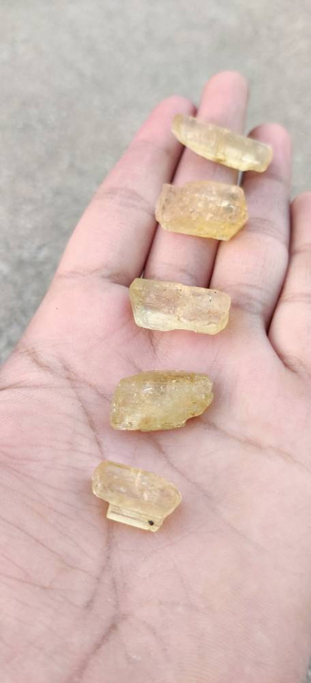 5 Piece Scapolite Raw Gemstone,scapolite Crystal, Scapolite Rough ...