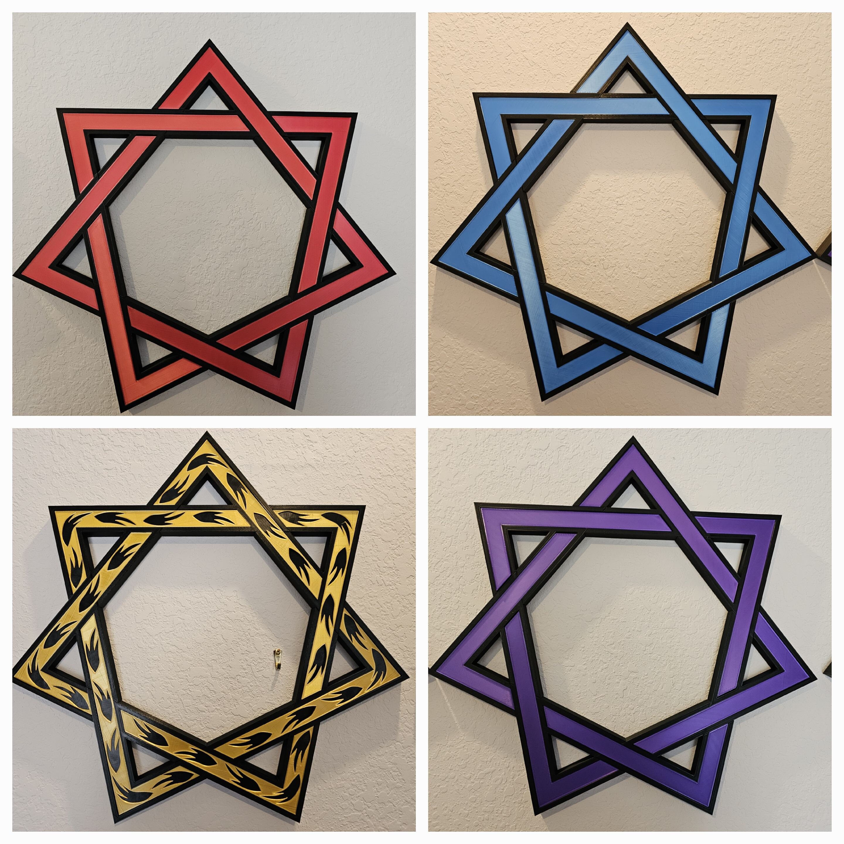 Tool Heptagram Hanging Artwork 2 Feet Diameter - Etsy