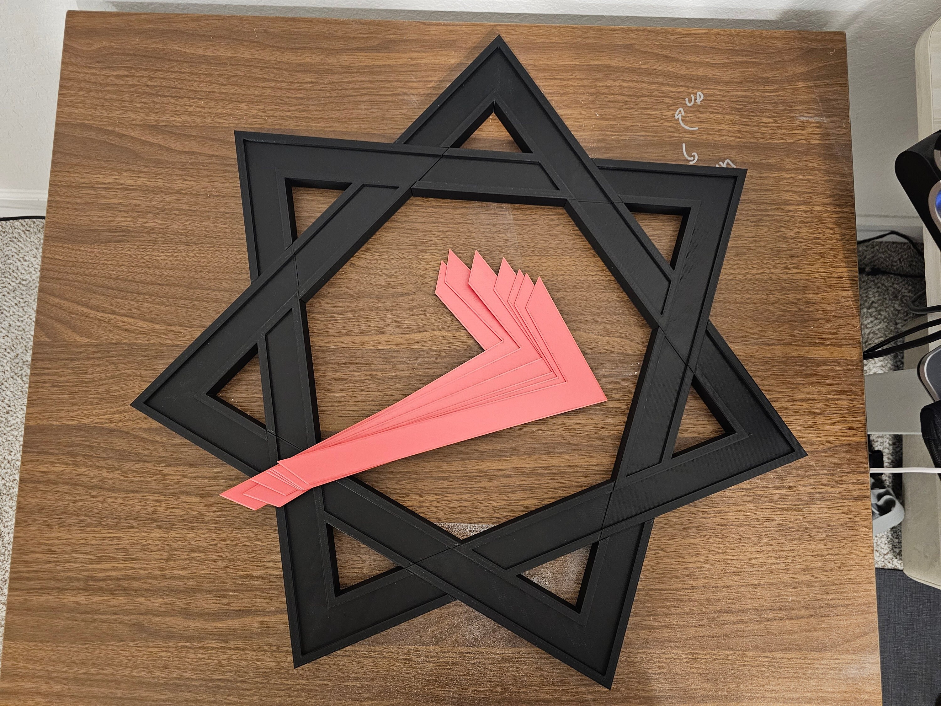 Tool Heptagram Hanging Artwork 2 Feet Diameter - Etsy