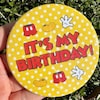 Disney Inspired Birthday Celebration Buttons, Custom Disney Birthday ...