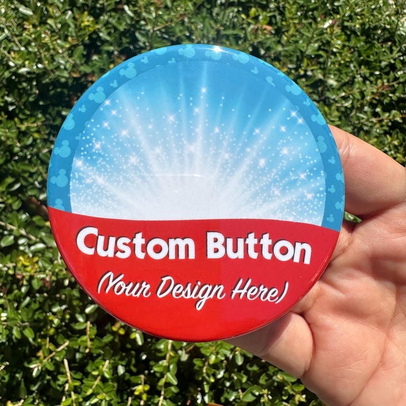 Mickey Mouse Club Button Pin - Etsy Canada