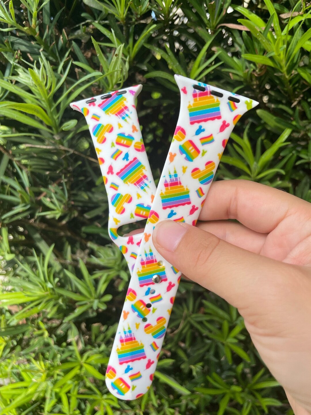 Disney Rainbow Watch Band, Disney Gay Days Apple Band, Disney Pride ...