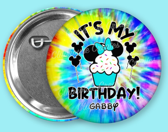 It's My Birthday Button Custom Birthday Button Birthday - Etsy