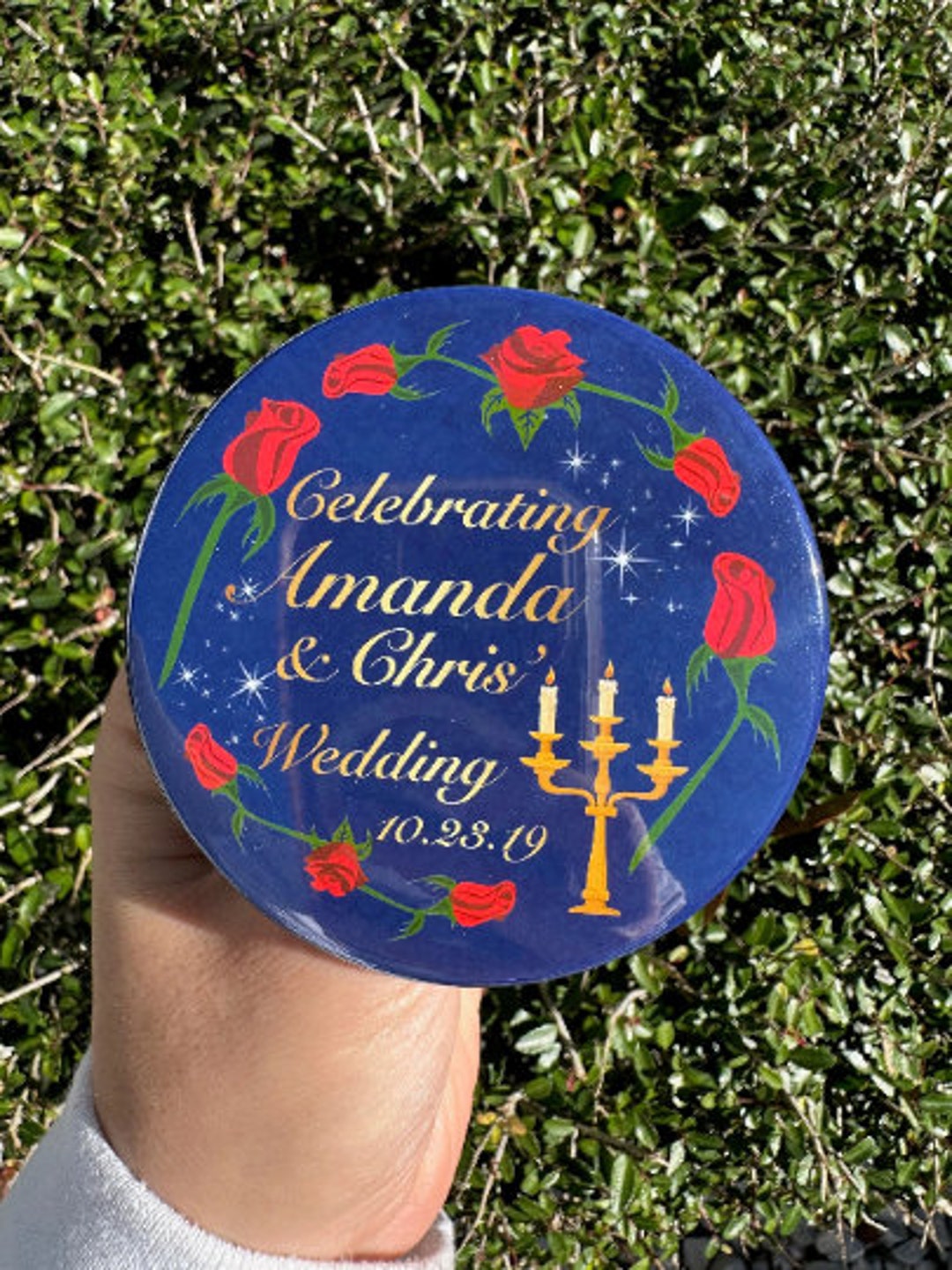 Be Our Guest Beauty and the Beast Wedding Buttons, Princess Wedding ...