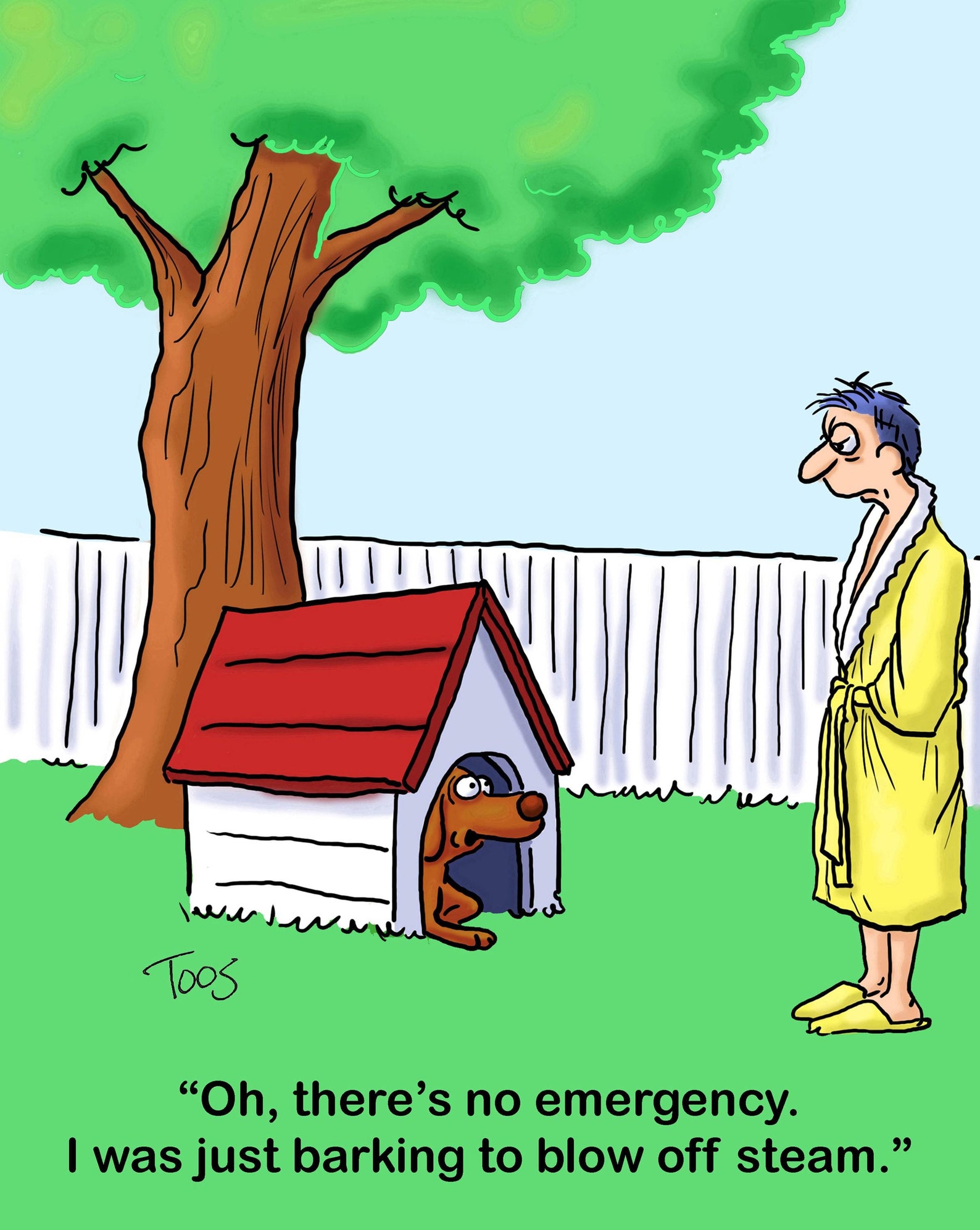 True to Life Cartoon About a Dog Barking at 4am and Waking the Family ...