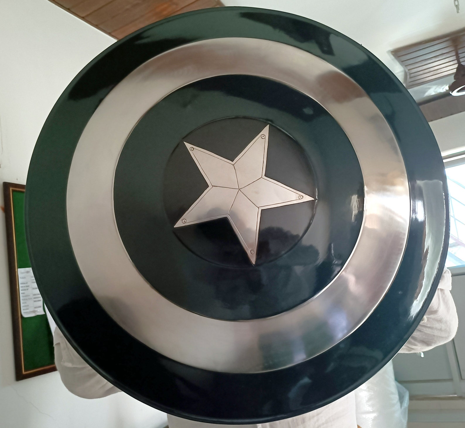 Captain America Shield 22 Inches Wall Décor Shield Made From | Etsy