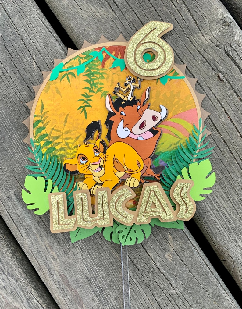 Lion King Cake Topper Lion King Party Simba Jungle Party - Etsy Canada