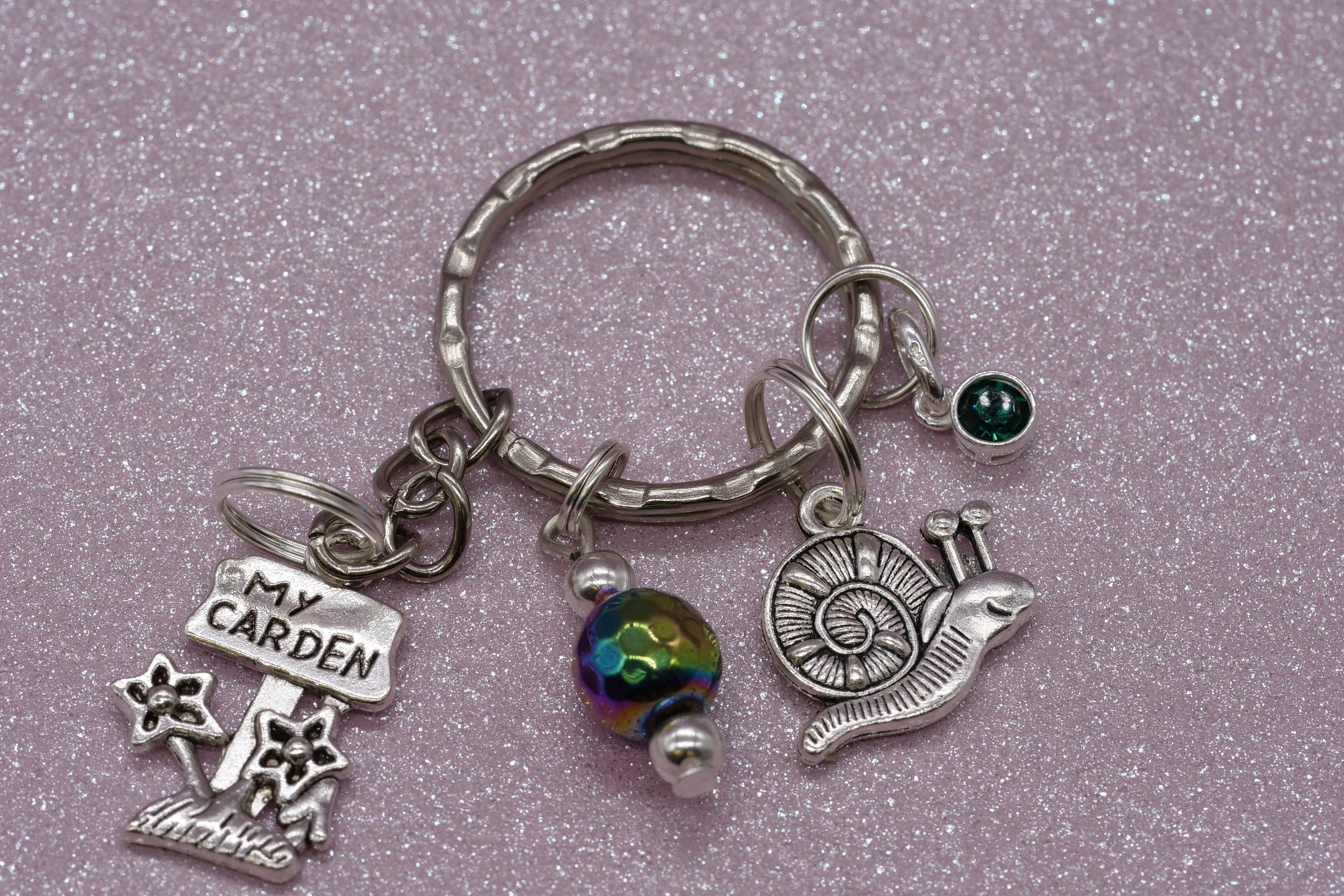 Personalised garden keyringpersonalised garden keyring | Etsy