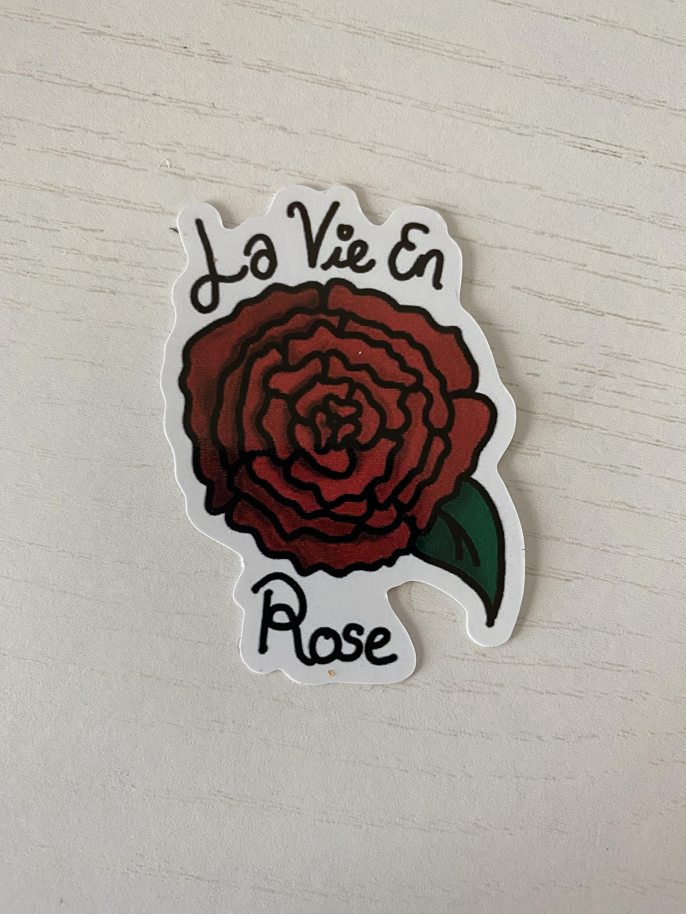 La Vie En Rose-2x2 sticker | Etsy