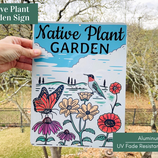 Native Plant Yard Sign - Etsy