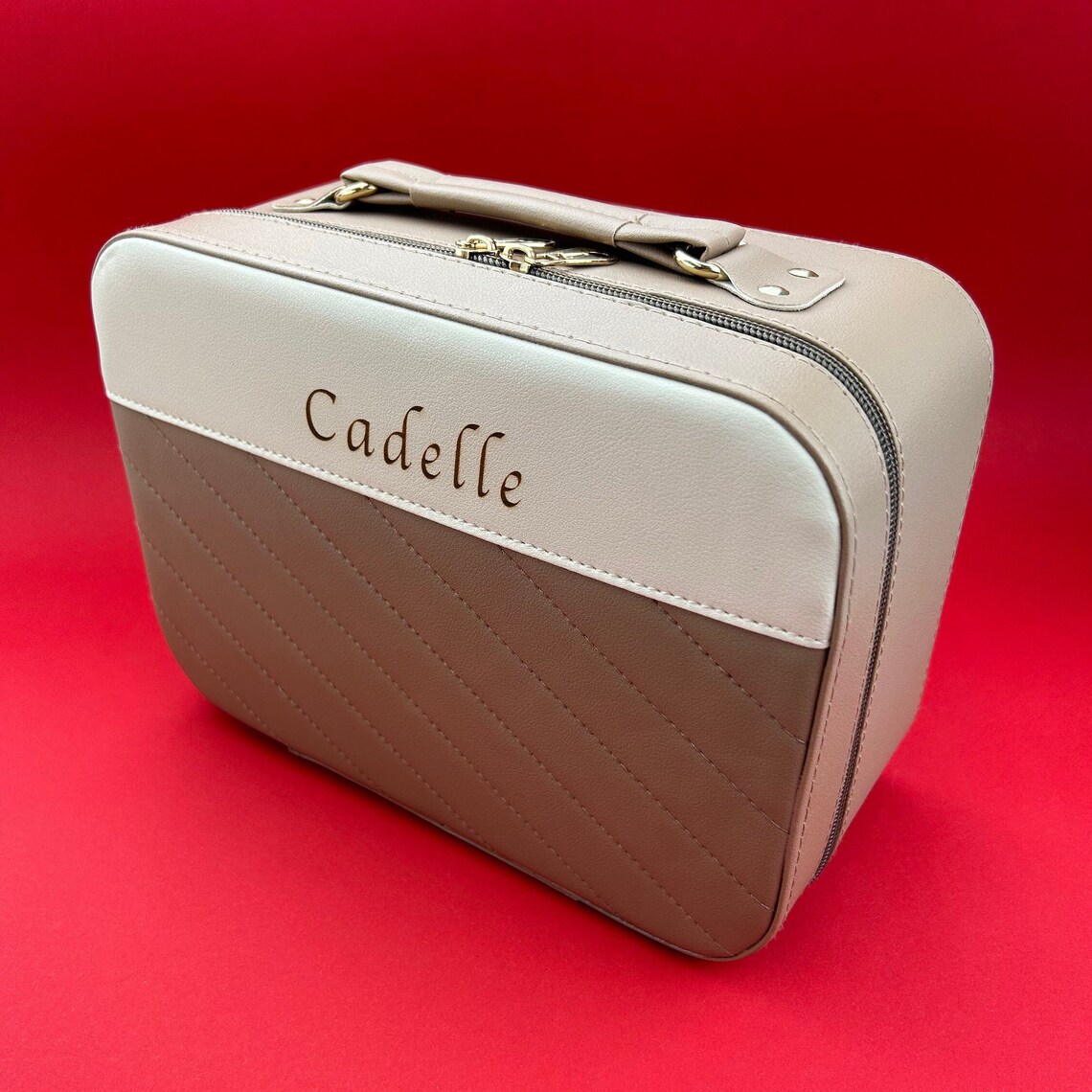 Custom Makeup Bag Cosmetic Box Makeup Bag Box Gift for Her Gift for ...