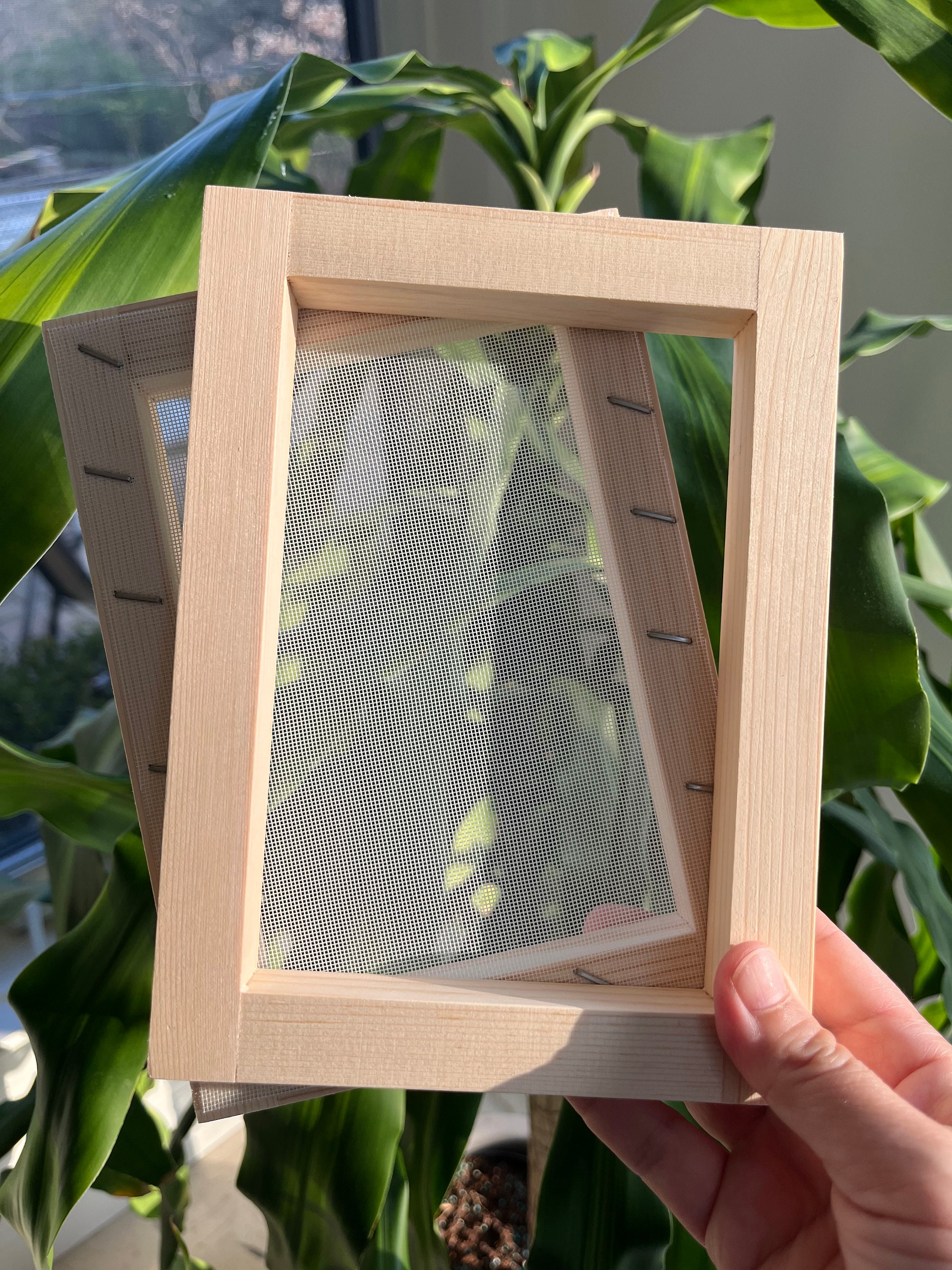 Sturdy Mould and Deckle Set for Hand Paper Making Papermaking - A4, A5 ...