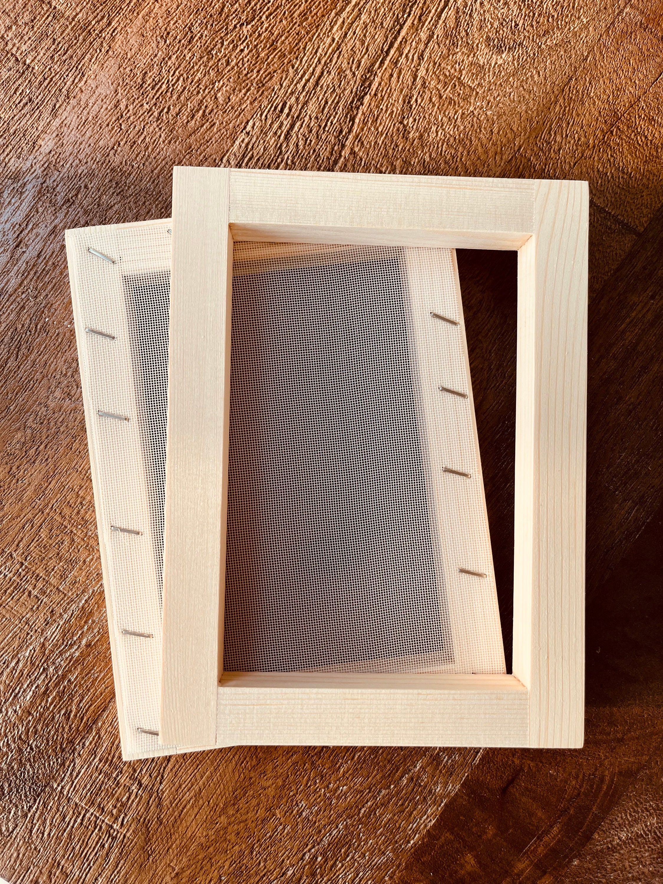 Sturdy Mould and Deckle Set for Hand Paper Making Papermaking - A4, A5 ...