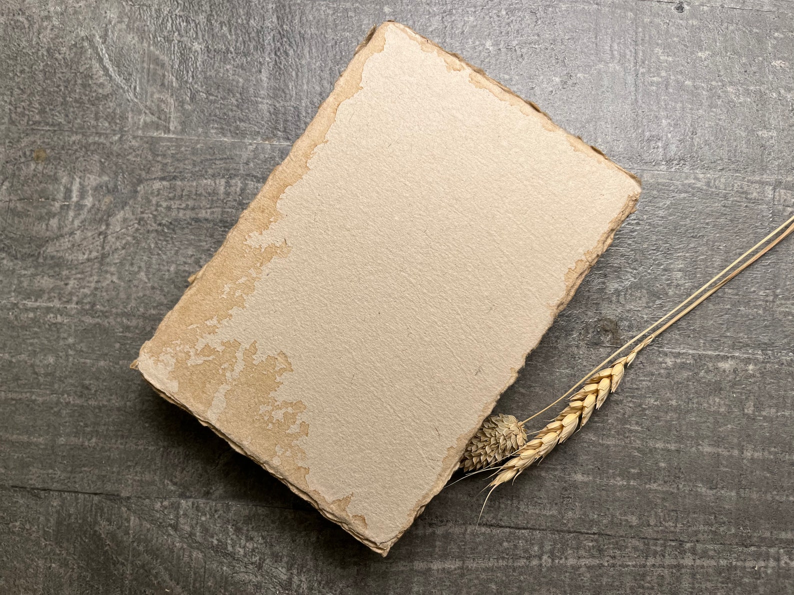 300g Antique Handmade Watercolor Paper, A6 4.3x6.3 10 Sheets A5 6.3x8.7 ...