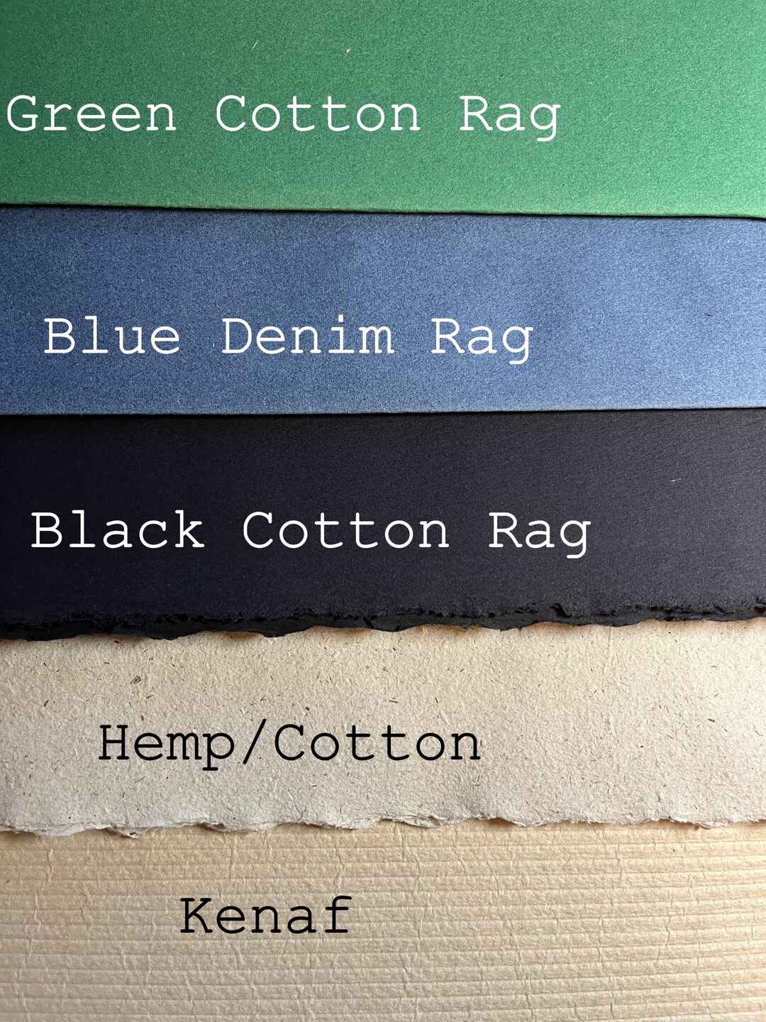 Assorted Paper Pulp Samples for Hand Paper Making Cotton Rag, Hemp, and ...