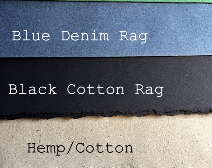 Assorted Paper Pulp Samples for Hand Paper Making - Cotton Rag, Hemp ...