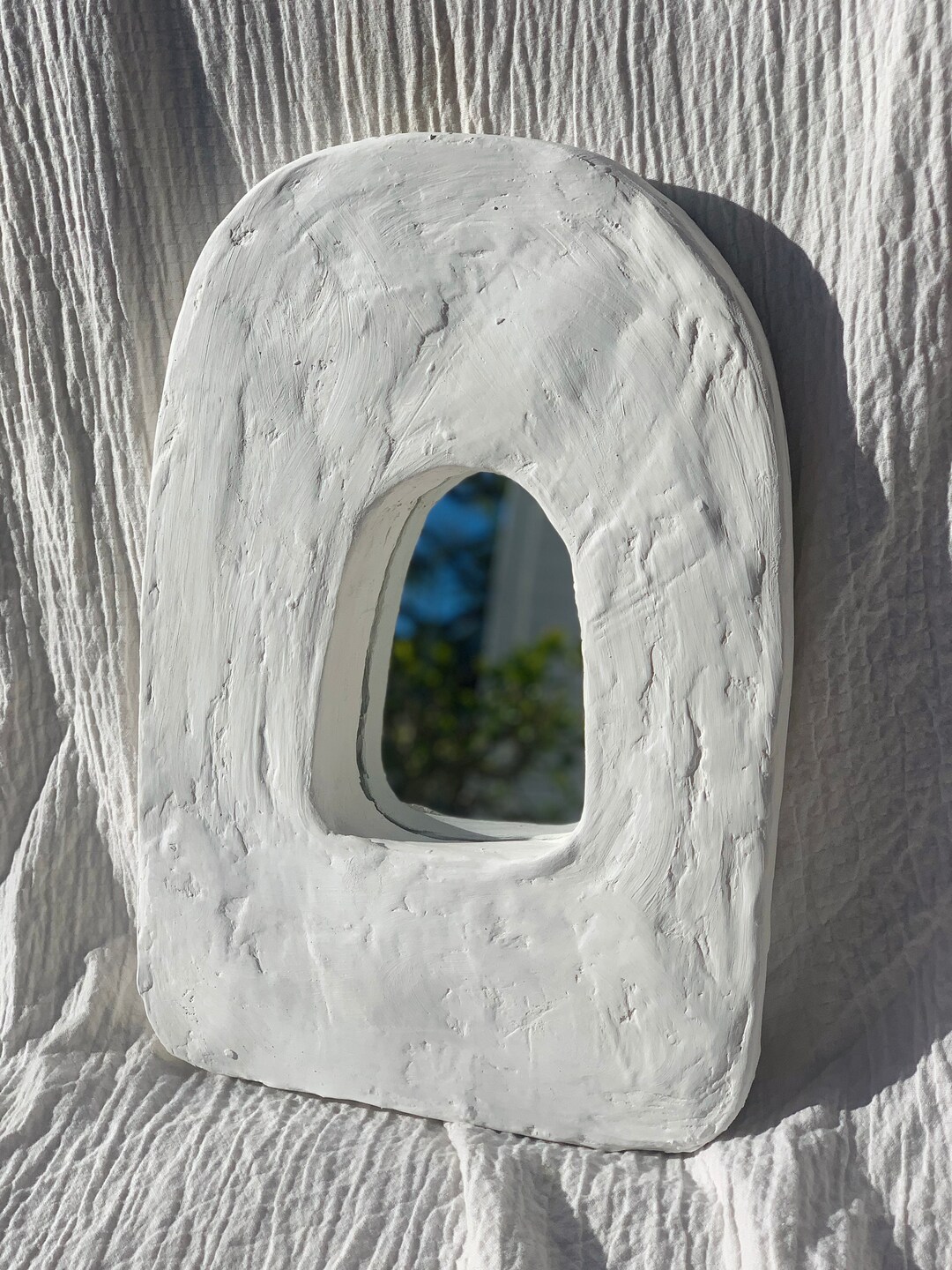 Arch Plaster Mirror - Etsy