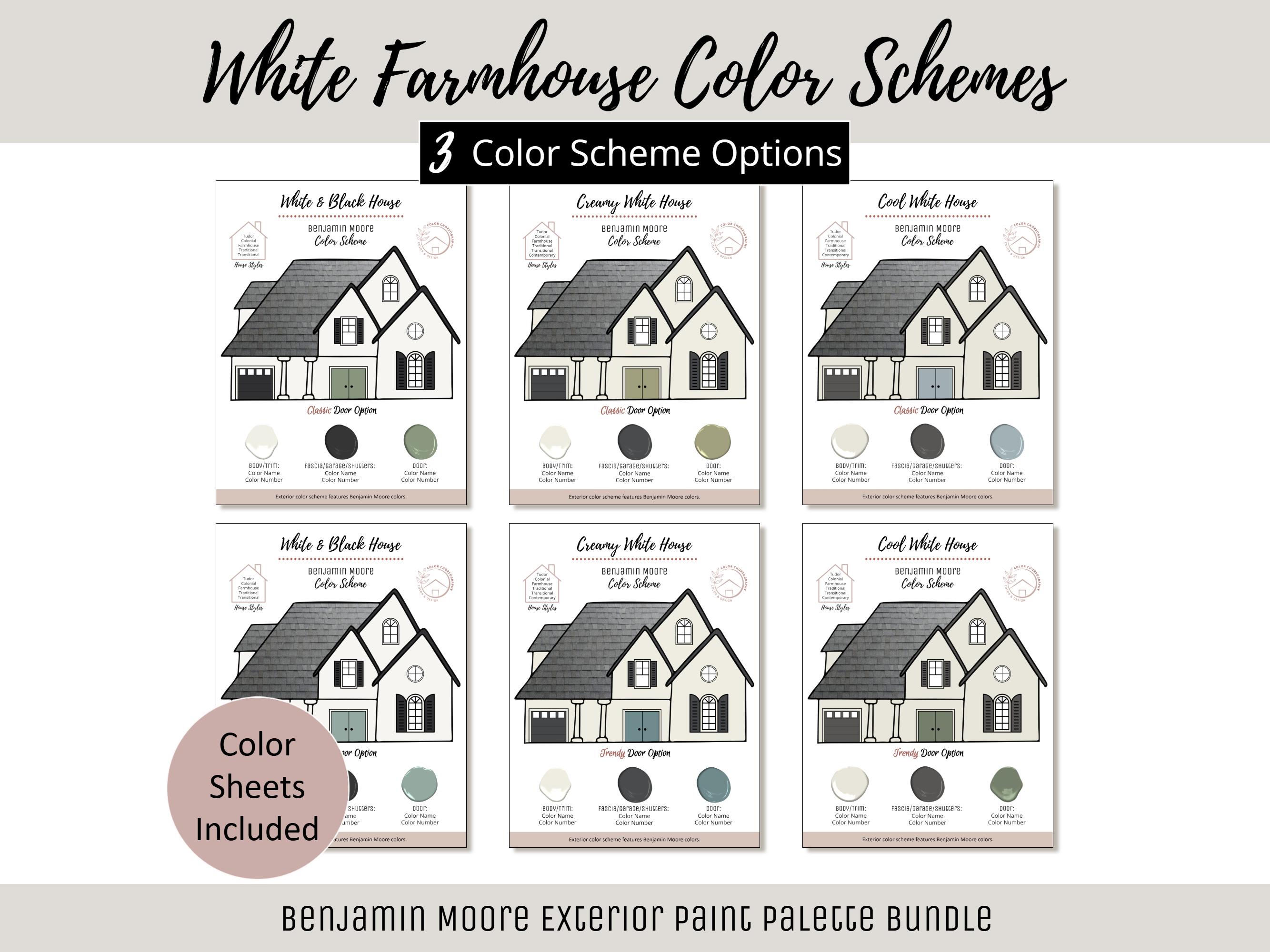 Exterior Home Paint Color Scheme Benjamin Moore Paint Selection Color ...