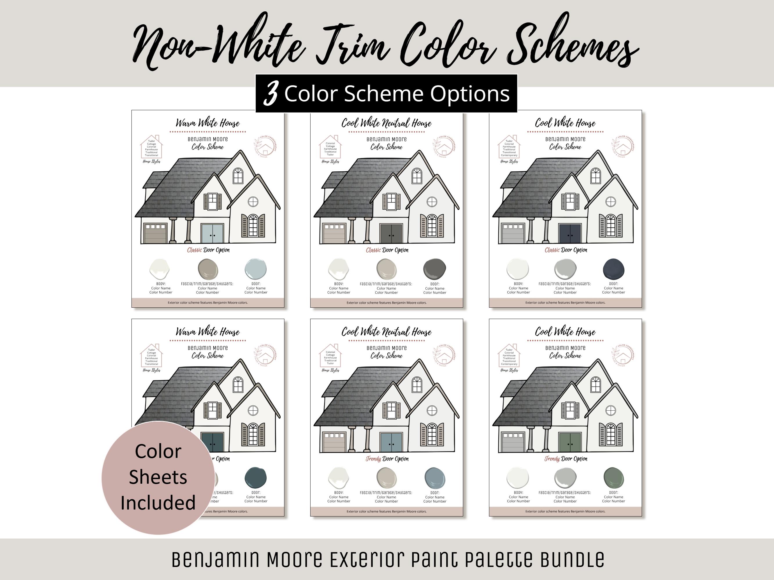 Exterior Home Paint Color Scheme Benjamin Moore Paint Selection Color ...