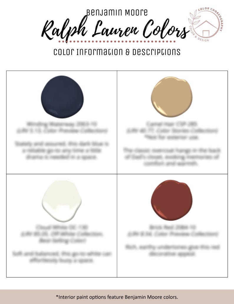 Ralph Lauren Paint Colors Interior Home Paint Scheme Benjamin Moore ...