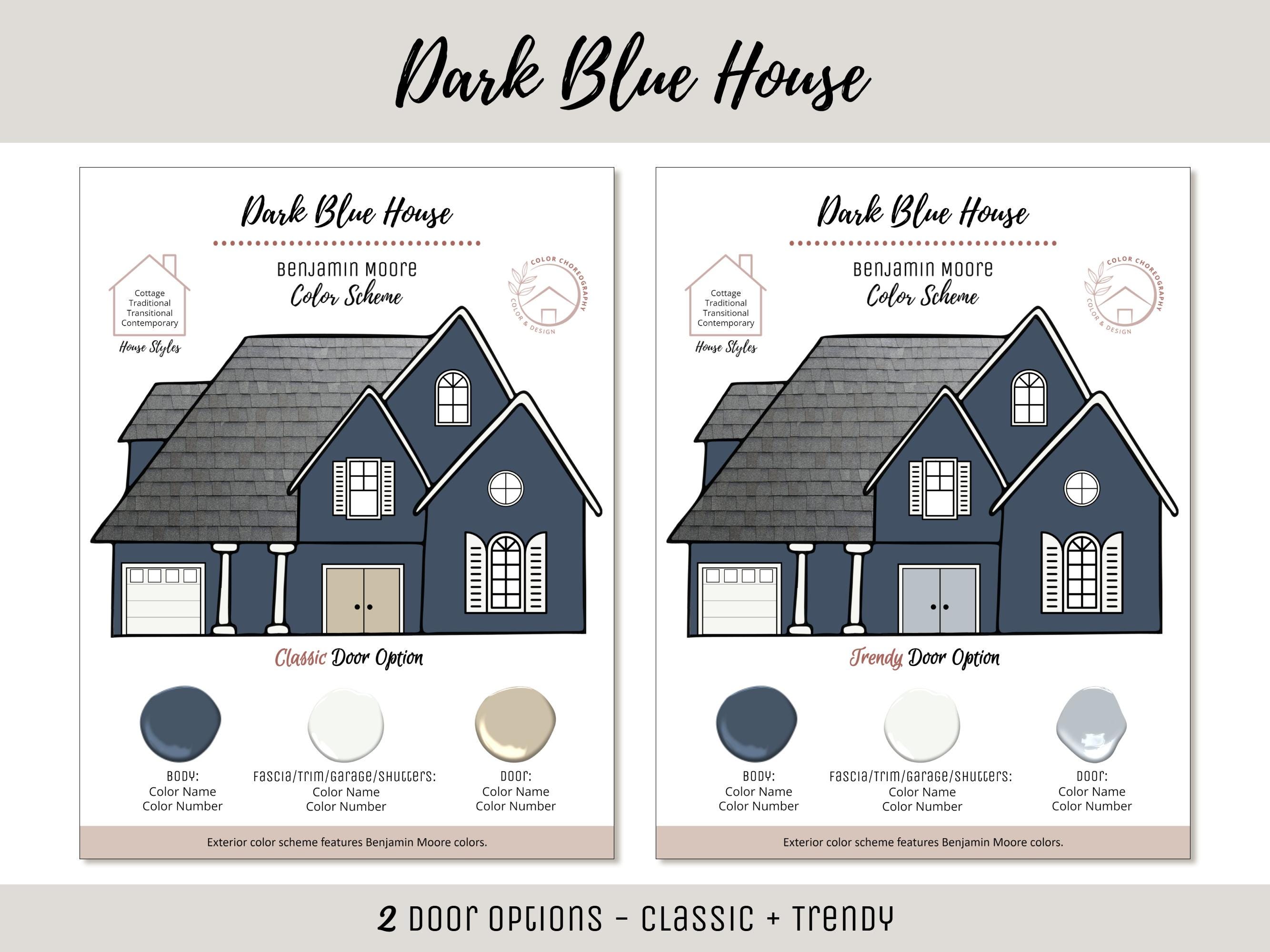 Exterior Home Paint Color Scheme Benjamin Moore Paint Selection Color ...