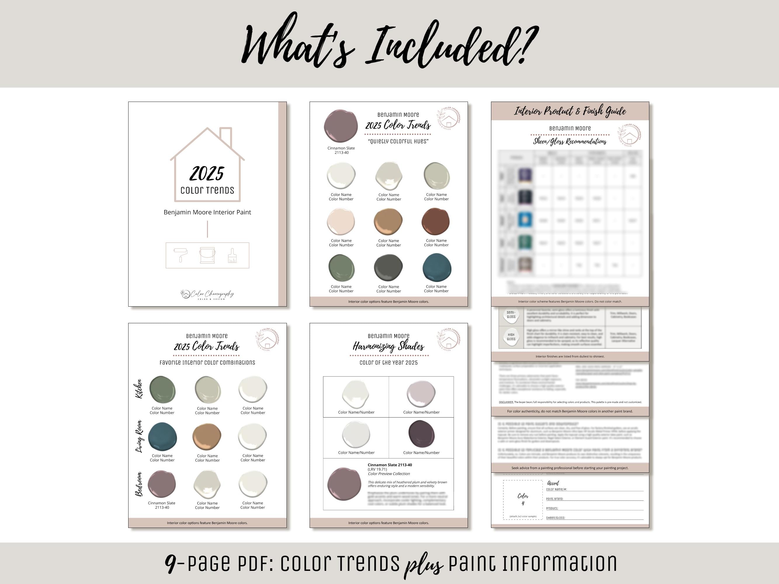 2025 Color Trends Benjamin Moore Interior Home Paint Color Scheme ...