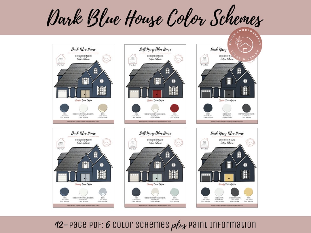 Paint Color Palette, Exterior Home Color Scheme, Benjamin Moore Paint ...