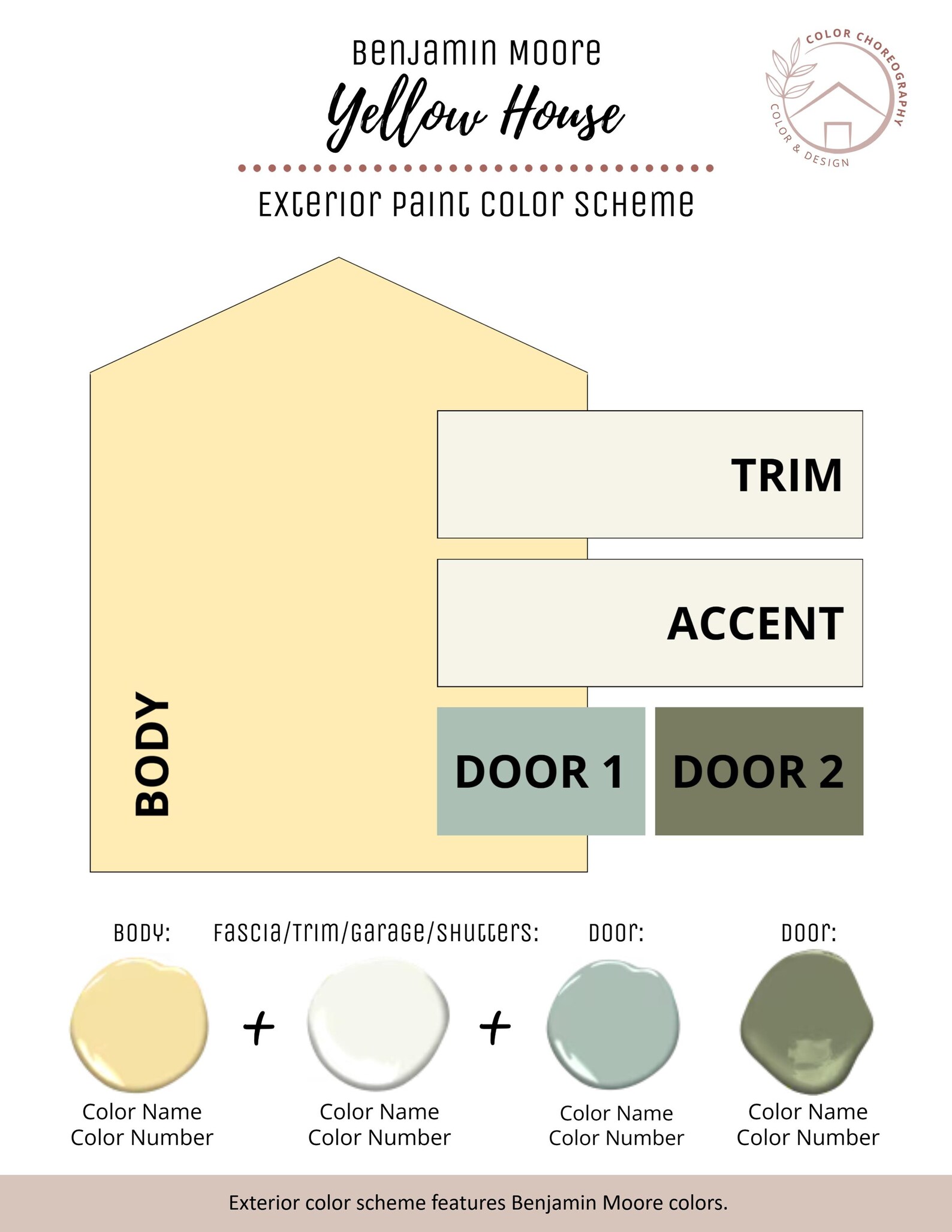 Exterior Home Paint Color Scheme Benjamin Moore Paint Selection Color ...
