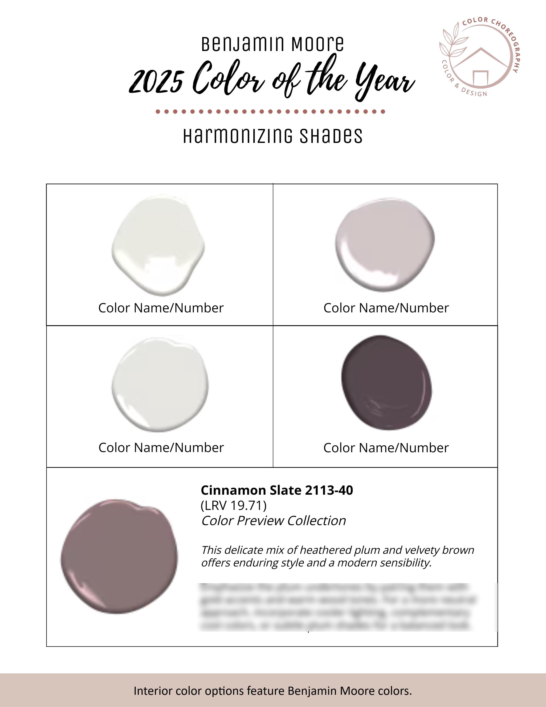2025 Color Trends Benjamin Moore Interior Home Paint Color Scheme ...